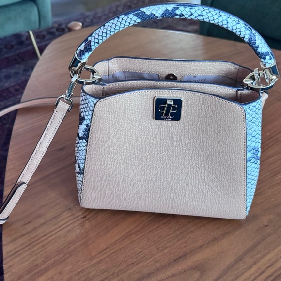 kate spade | Bags | Phoebe Snake Embossed Top Handle Satchel | Poshmark